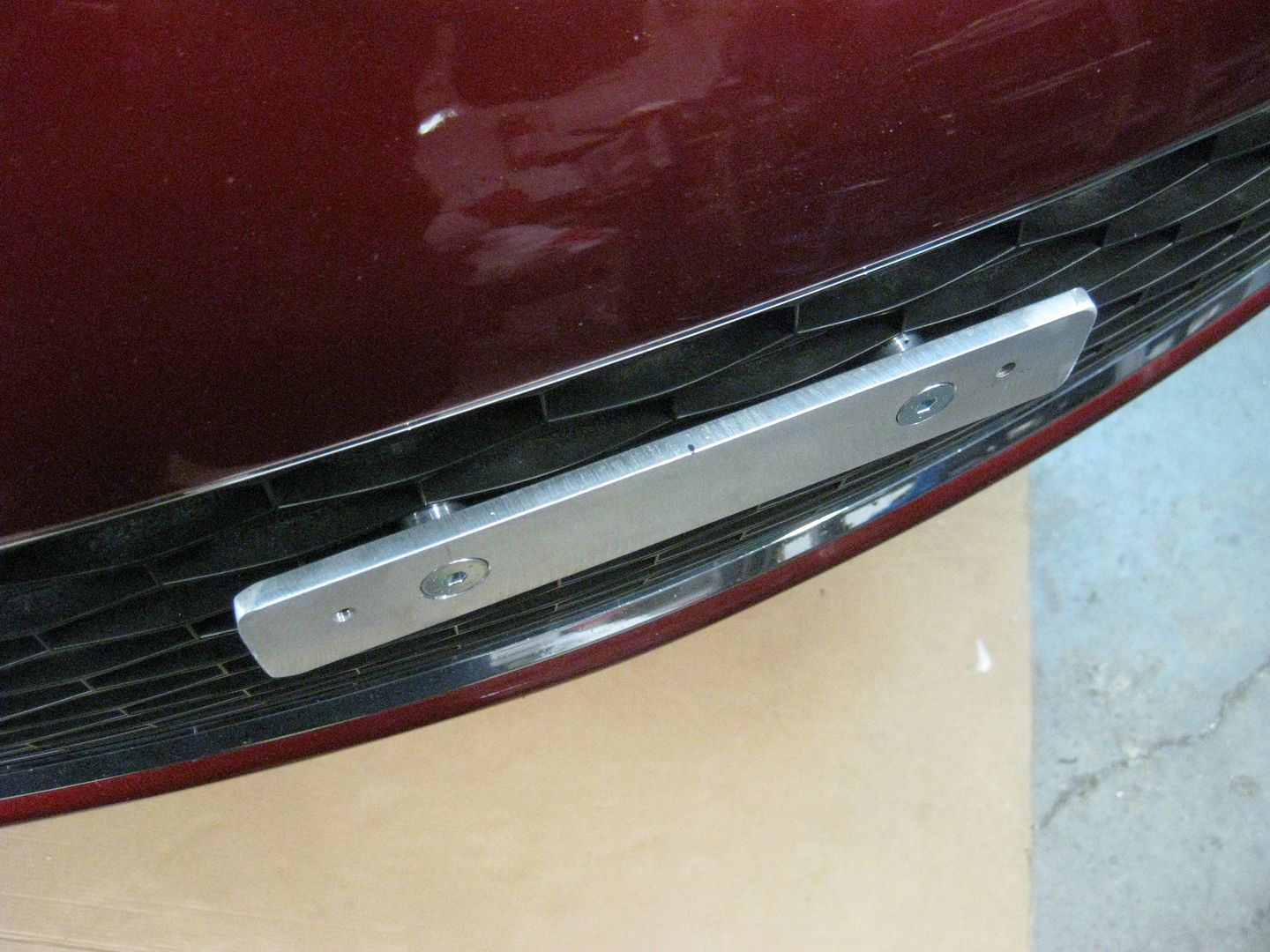 Custom Front Licence Plate bracket - MX-5 Miata Forum