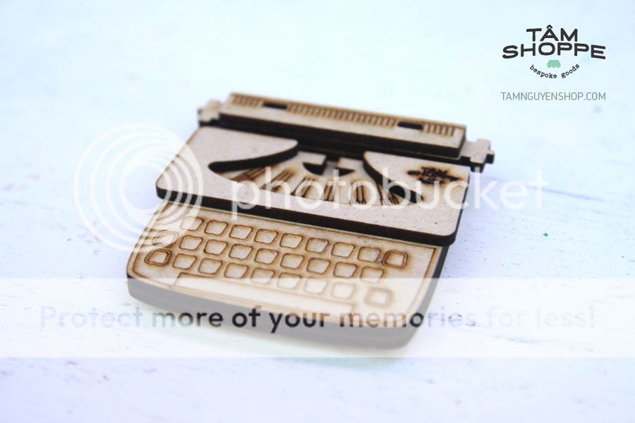 Tâm Shoppe - Mô hình máy đánh chữ mini