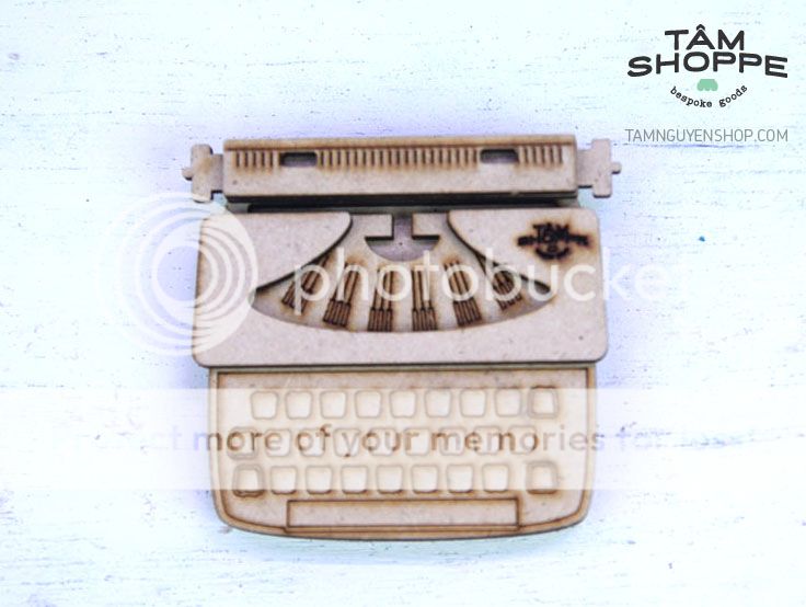 Tâm Shoppe - Mô hình máy đánh chữ mini